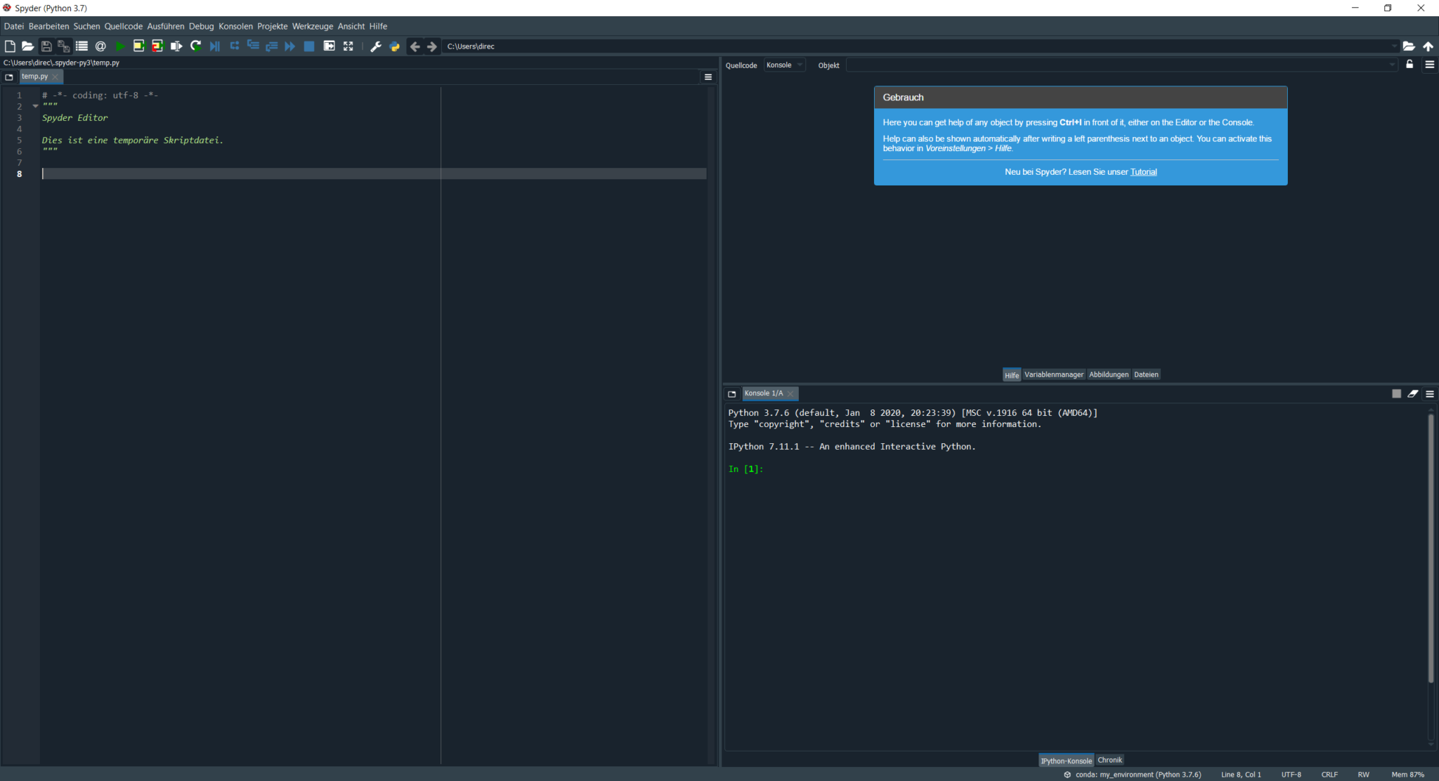 Getting Started with Python + Anaconda + Spyder – Dschoni.de